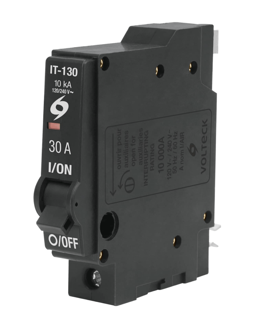 Interruptor termomagnético 1 polo 30 A marca Volteck - Materiales Cred