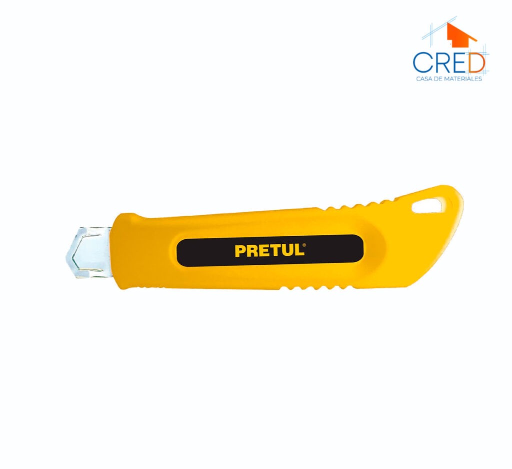 Cutter 18 Mm Plástico Con Alma Metálica, Pretul - Materiales Cred